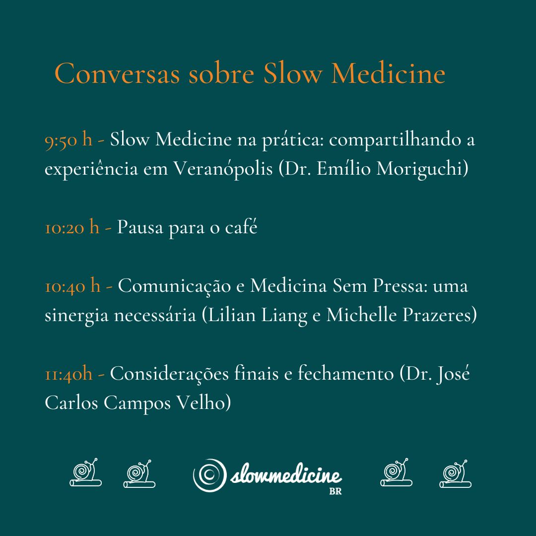 Slow Medicine, uma Medicina Sóbria, Respeitosa e Justa para TODOS ...